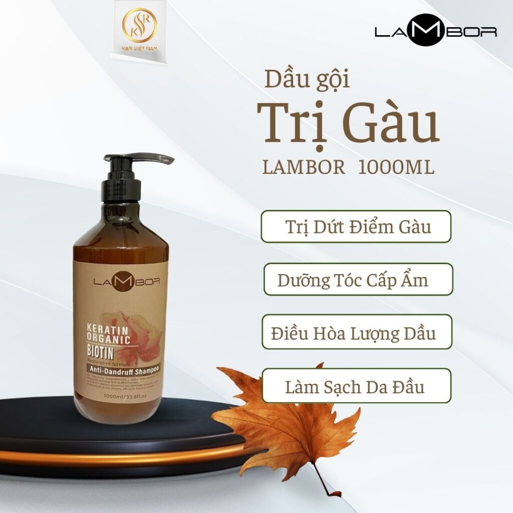 Dầu gội trị gàu Lambor 1000ml - Lambor